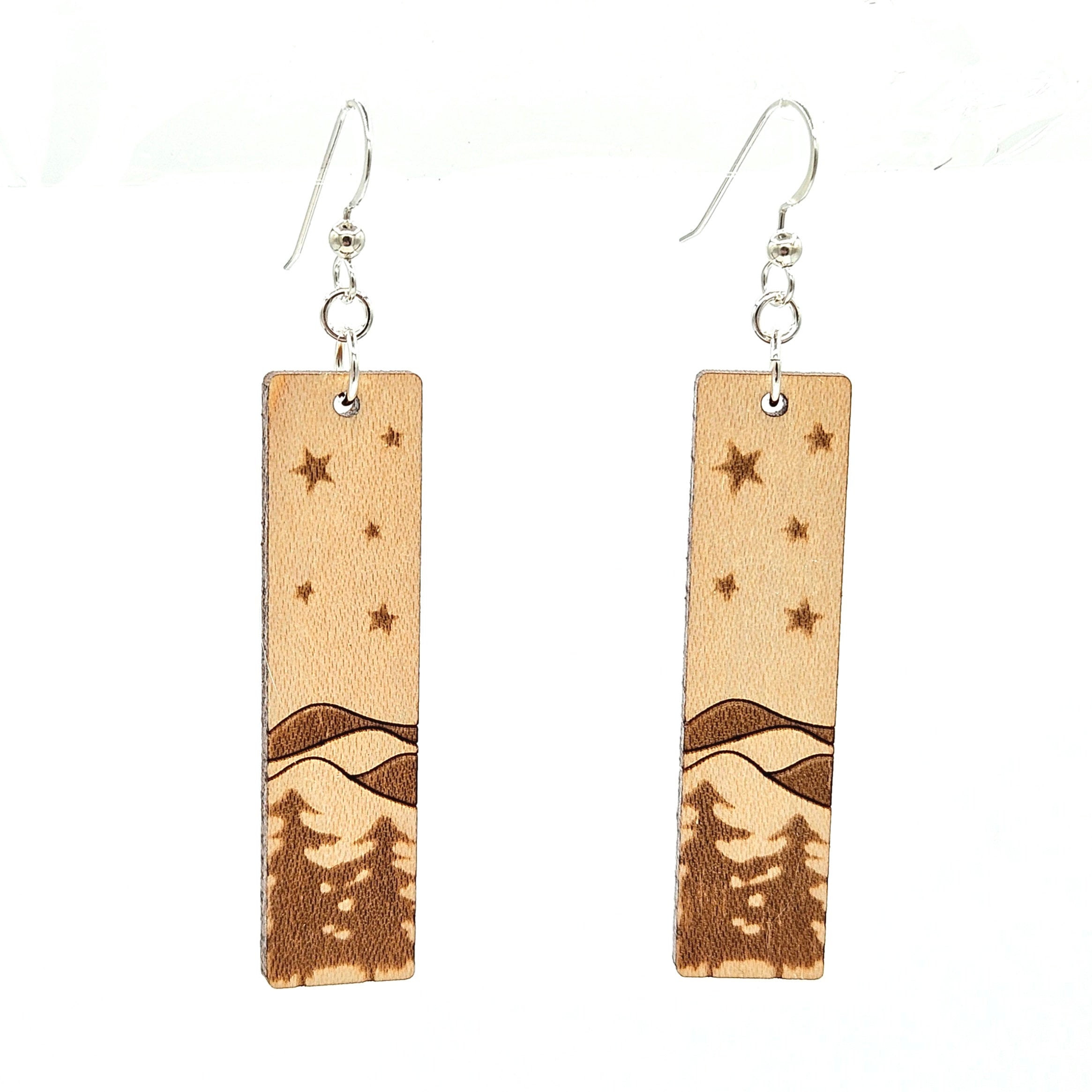 Wildwood Collection - Rectangular Mountain Scene | Made and Assembled
